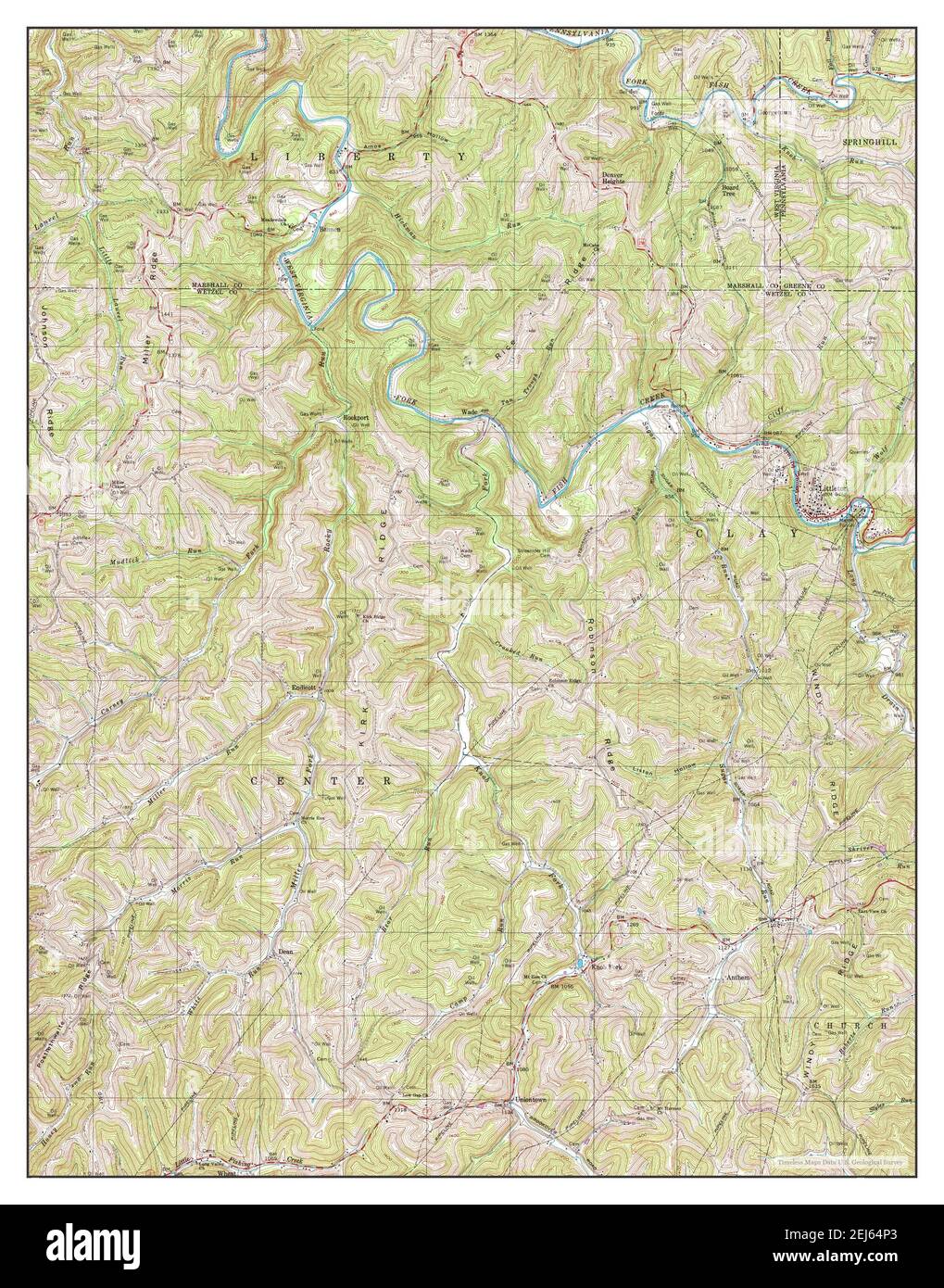 Littleton, West Virginia, map 1998, 1:24000, United States of America ...