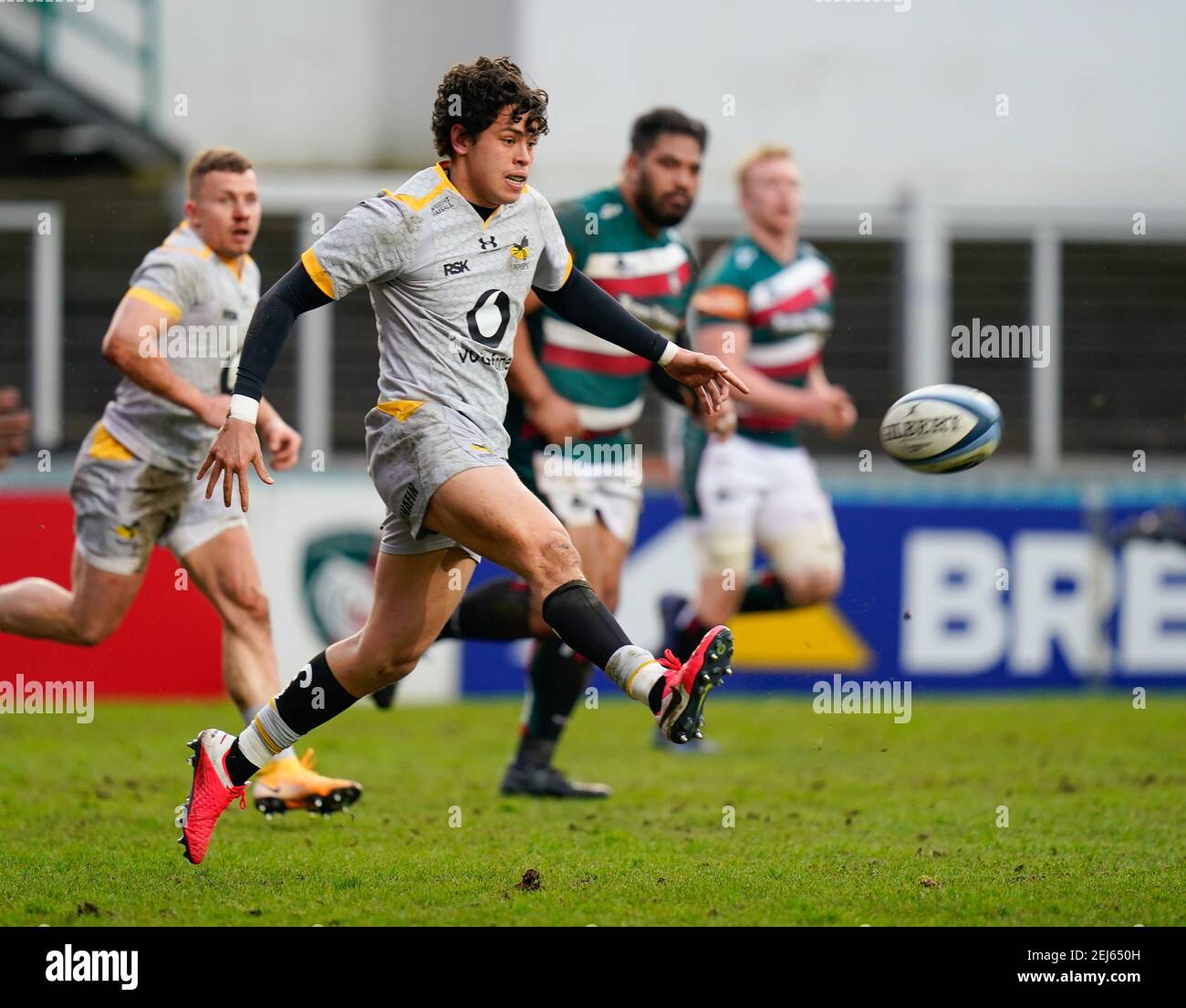 Gallagher premiership jacob umaga of wasps rugby hi-res stock ...