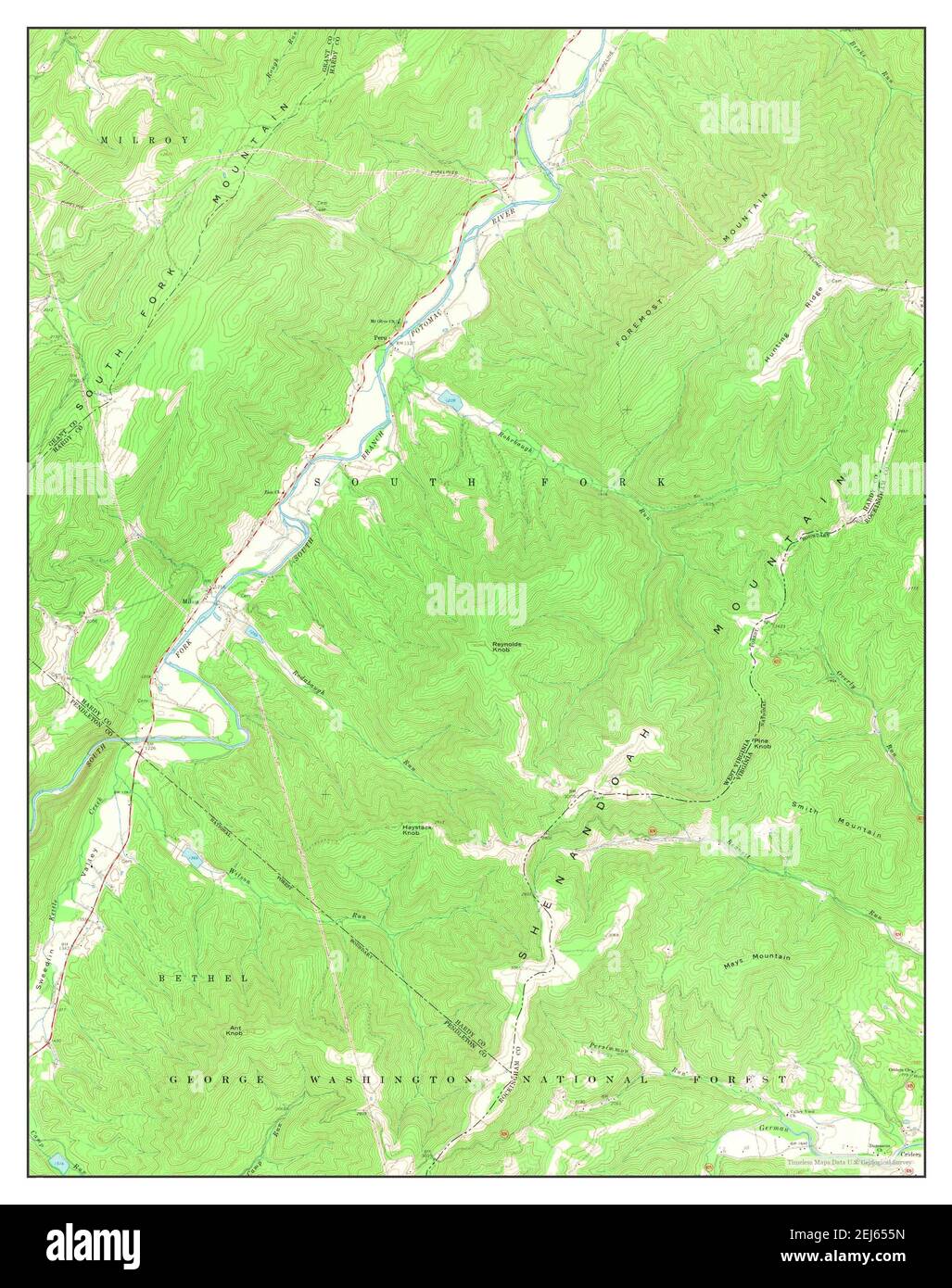 Milam, West Virginia, map 1967, 1:24000, United States of America by ...