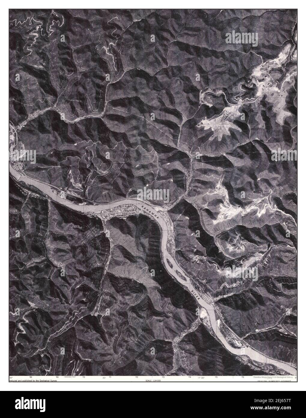 Montgomery, West Virginia, map 1977, 1:24000, United States of America ...