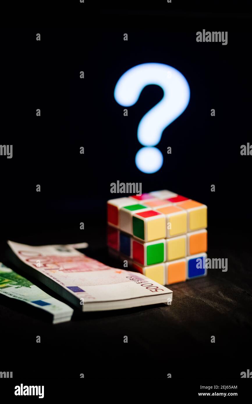 money through problem solving idea Stock Photo - Alamy