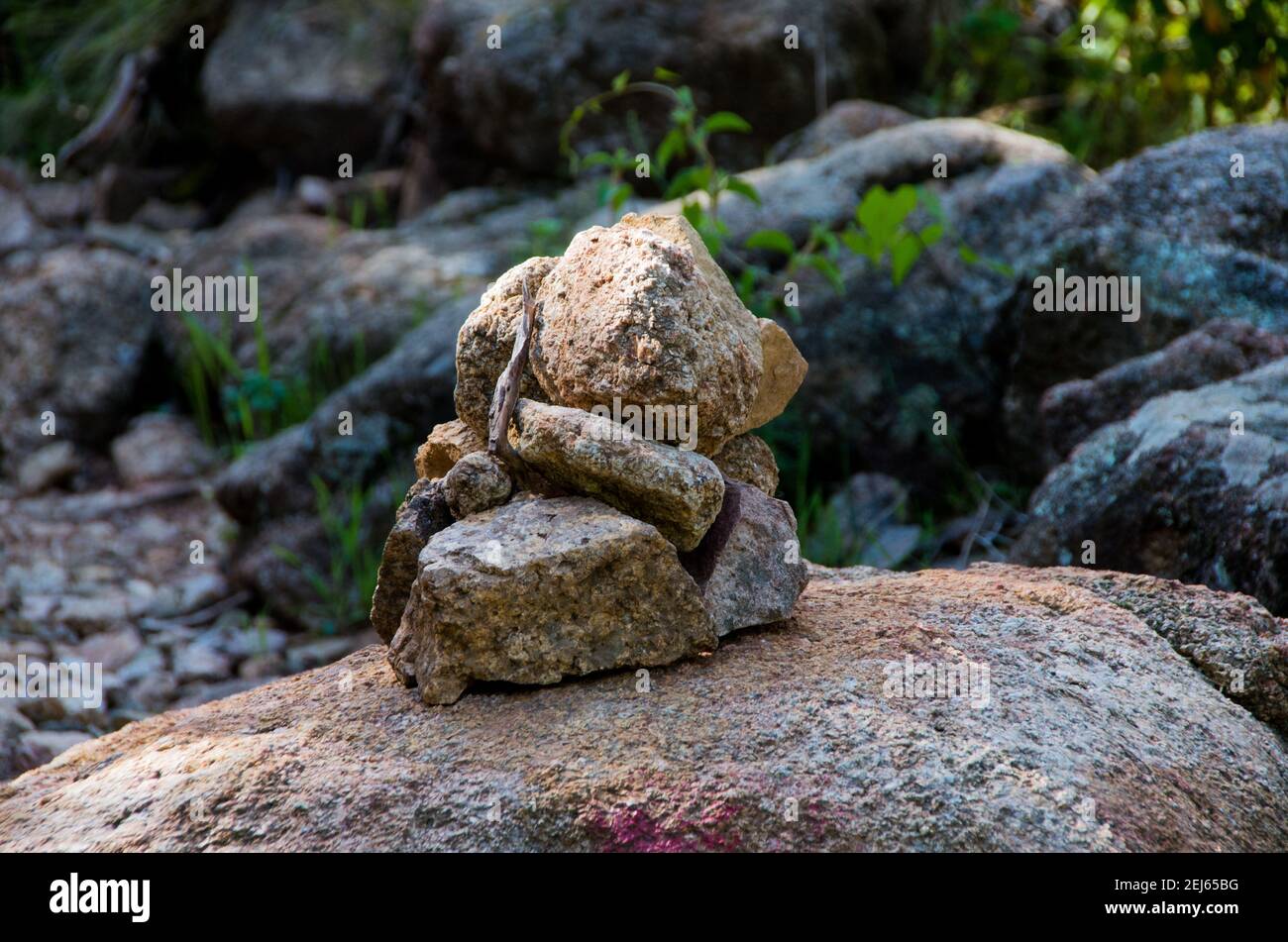 Stone milestone marker hi-res stock photography and images - Alamy