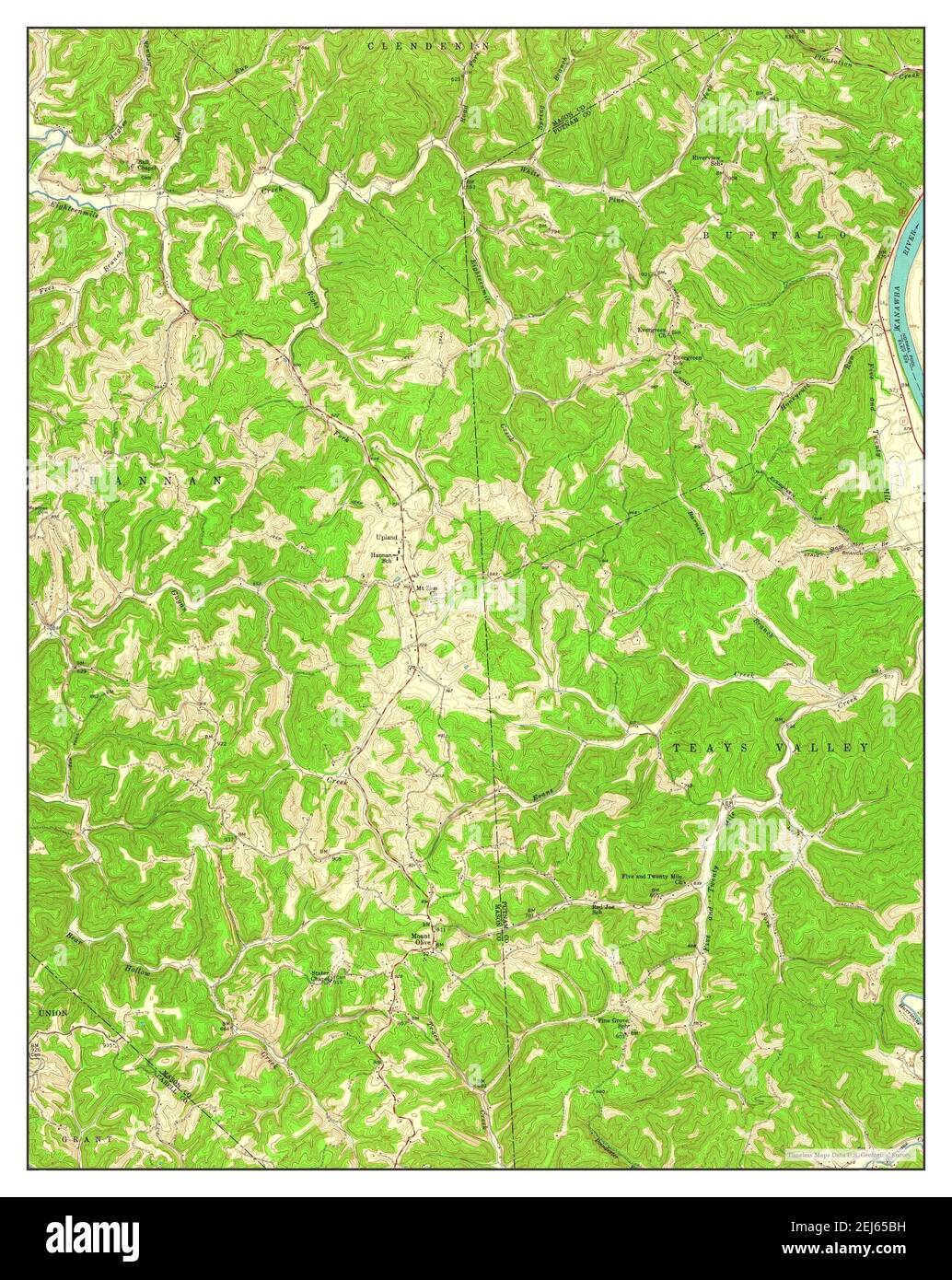 Map of mount olive hi-res stock photography and images - Alamy