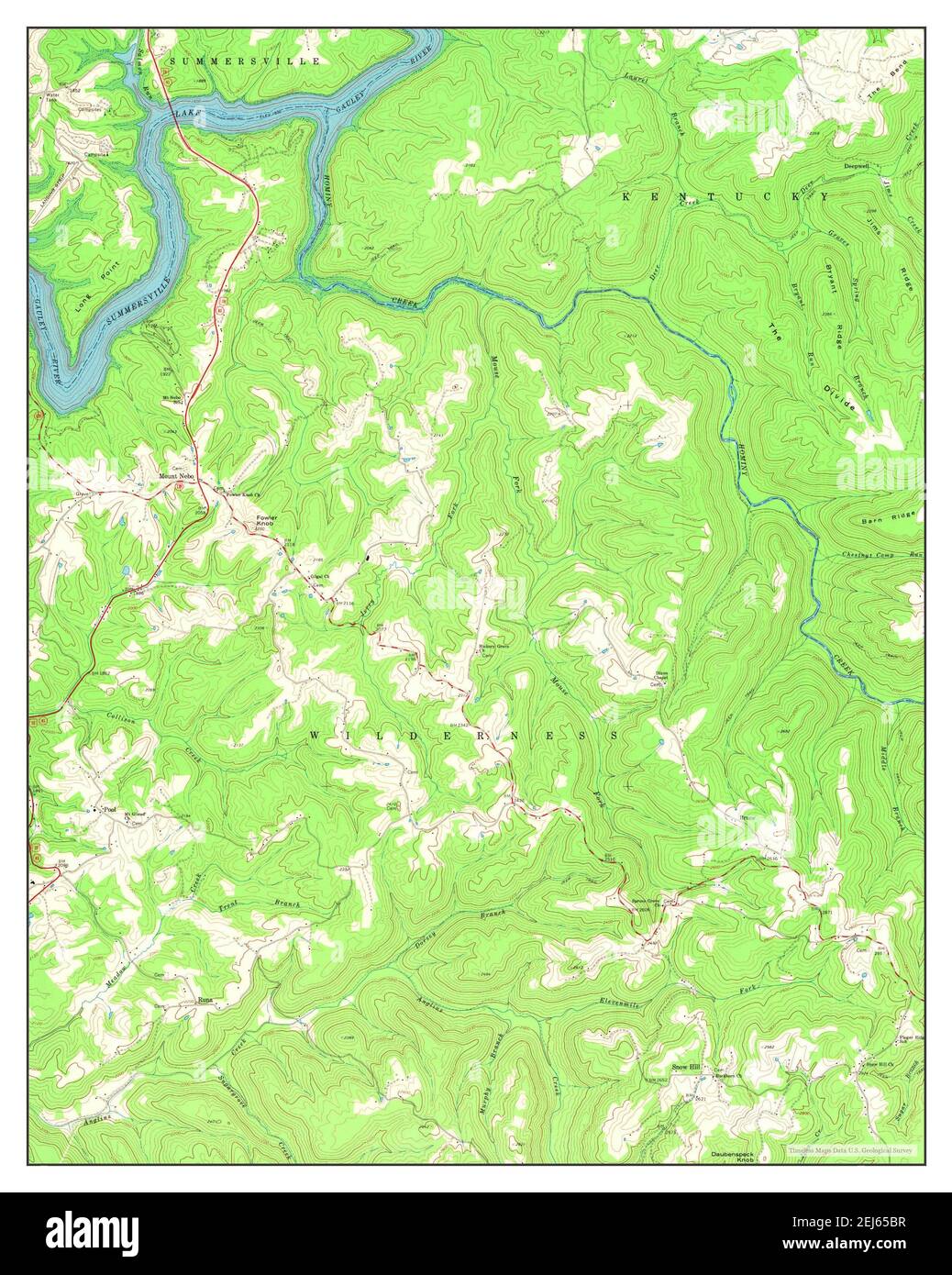 Mount Nebo, West Virginia, map 1969, 1:24000, United States of America ...
