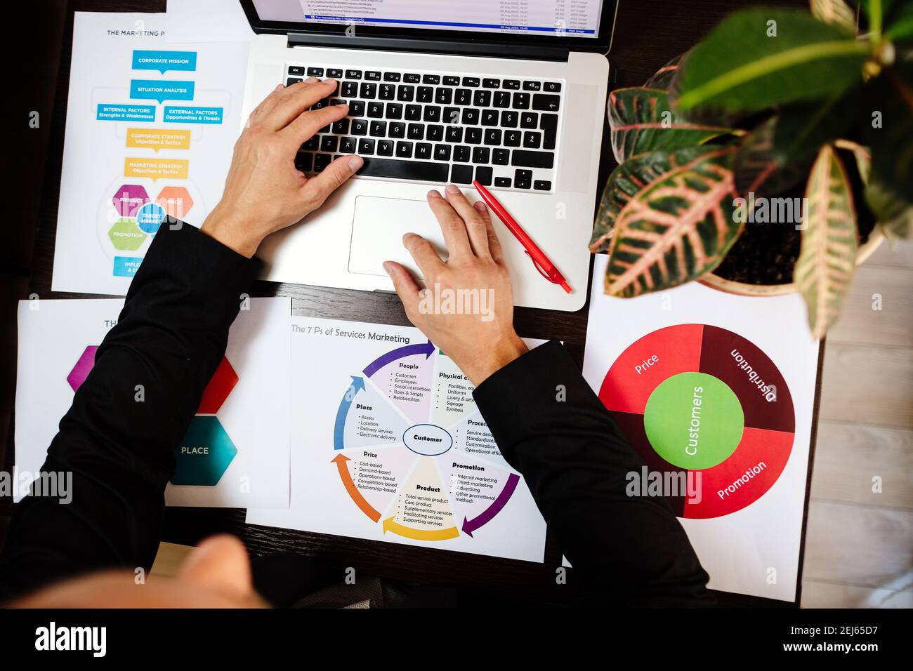 Manager making market research hi-res stock photography and images - Alamy