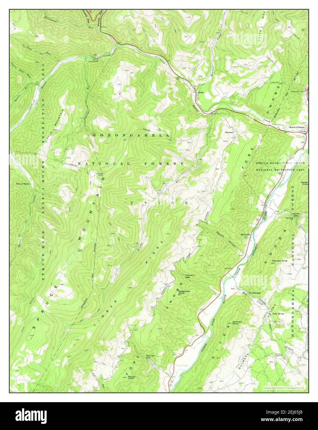 Onego, West Virginia, map 1968, 1:24000, United States of America by ...