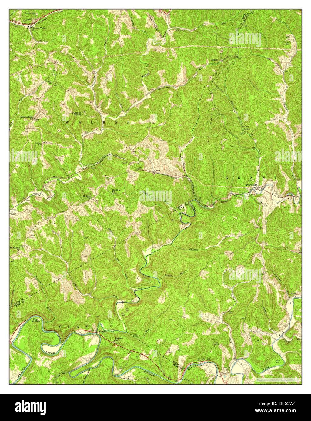 Petroleum county map hi-res stock photography and images - Alamy