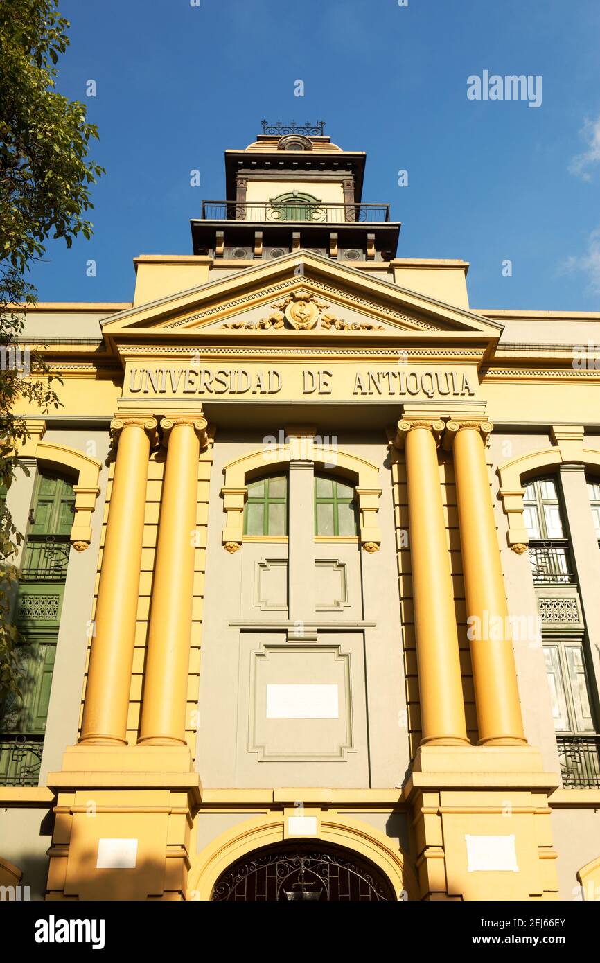 Colombia Medellin Universidad De Antioquia Stock Photo - Alamy