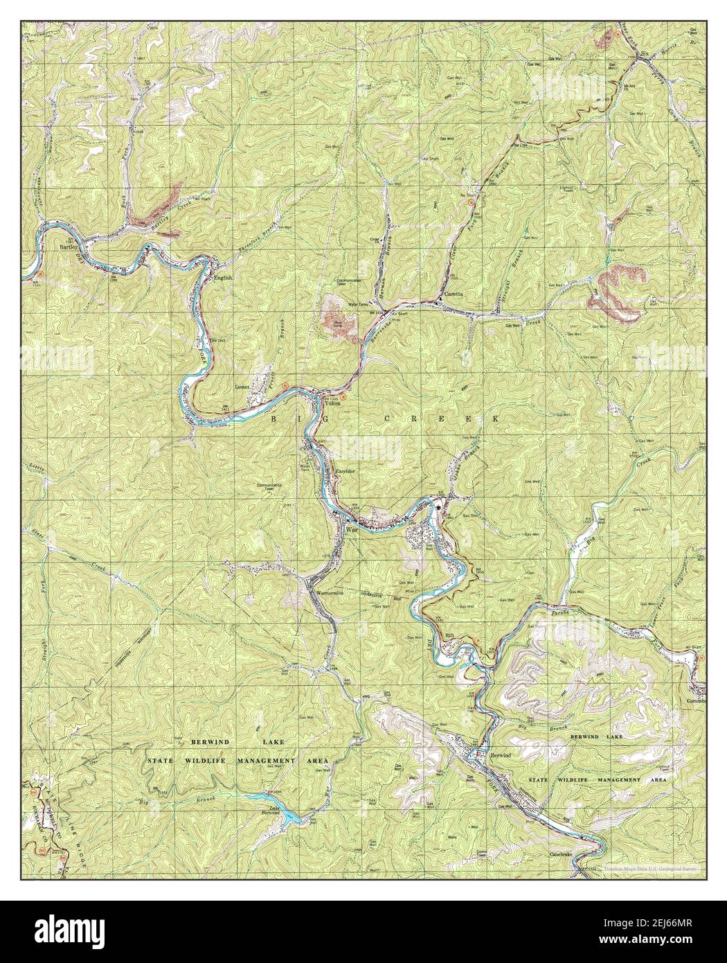 War, West Virginia, map 2001, 1:24000, United States of America by ...