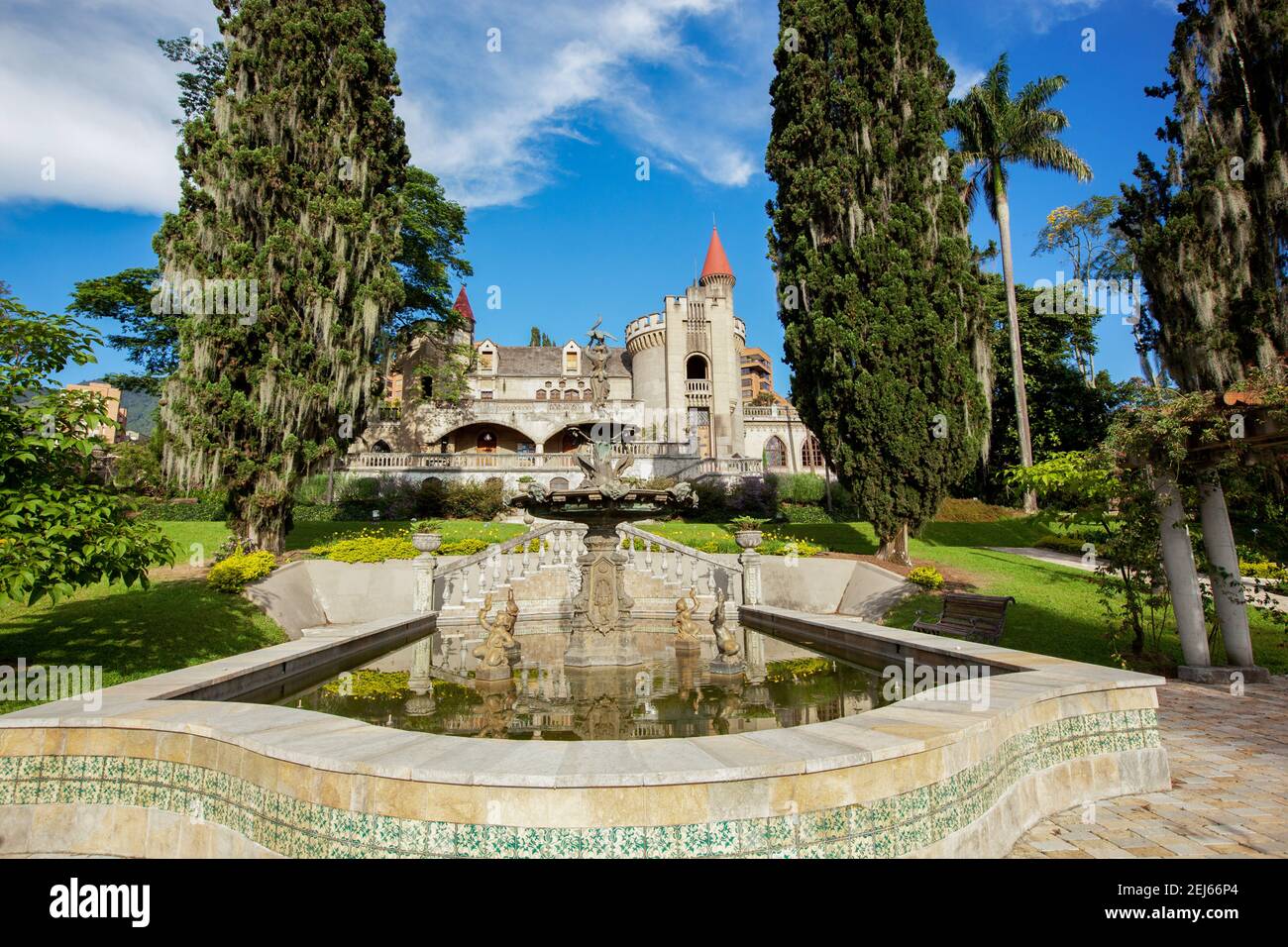 Colombia Medellin Museo El Castillo, the Castillo Museum and Gardens ...