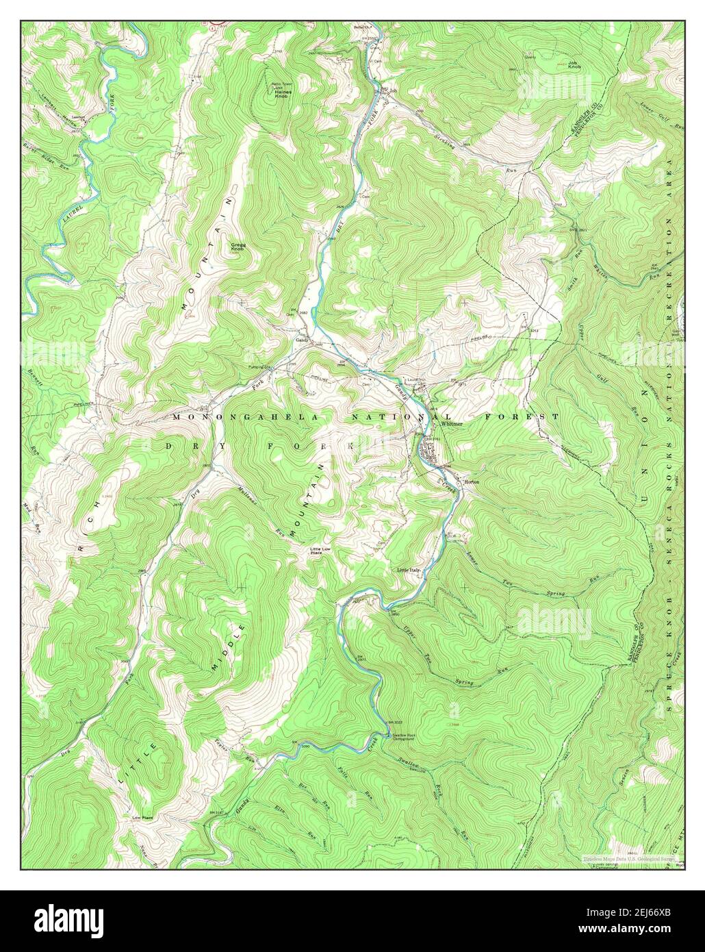 Whitmer, West Virginia, map 1968, 1:24000, United States of America by ...