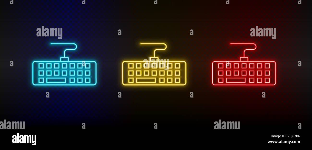 Red switch yellow background Stock Vector Images - Alamy