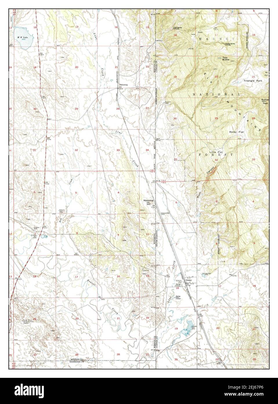 Map of dewey hi-res stock photography and images - Alamy
