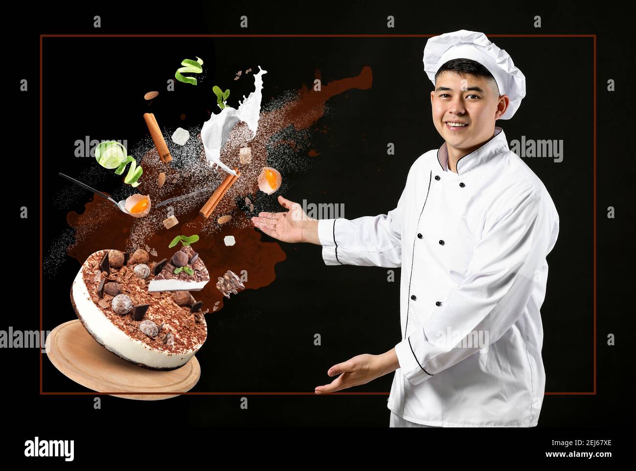 Asian business person flying hi-res stock photography and images - Alamy