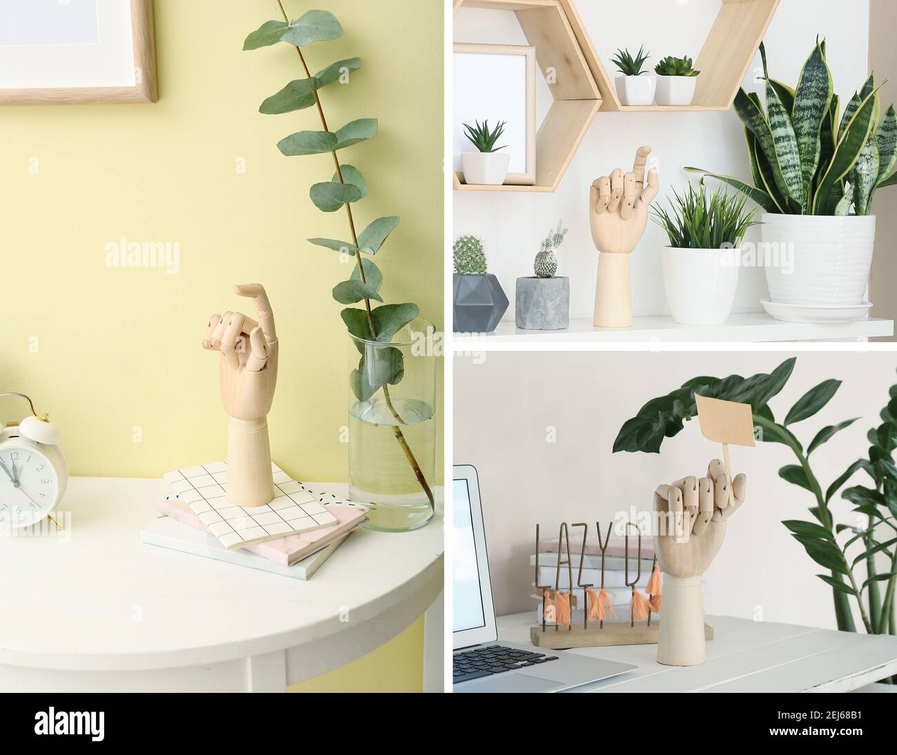 Trend collage human hand hi-res stock photography and images - Alamy
