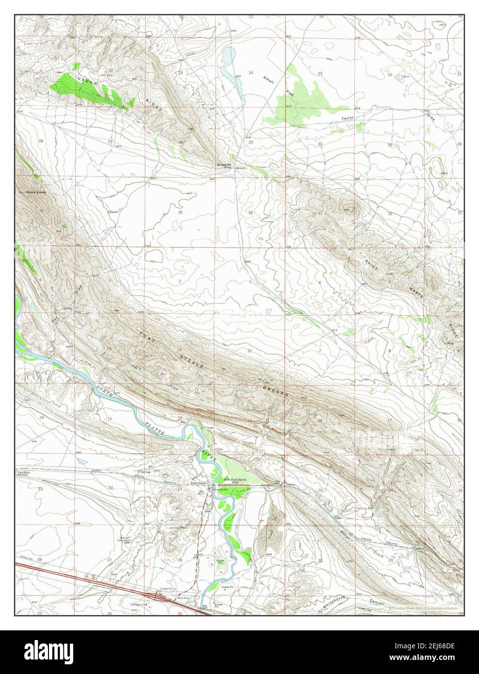 Map of fort steele hi-res stock photography and images - Alamy