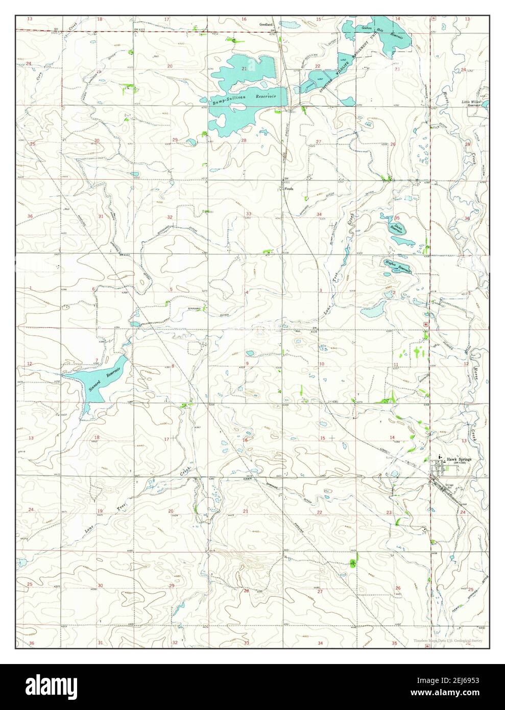 Map of hawk springs wyoming hi-res stock photography and images - Alamy