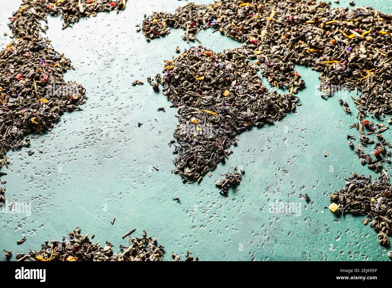 Tea trade map hi-res stock photography and images - Alamy