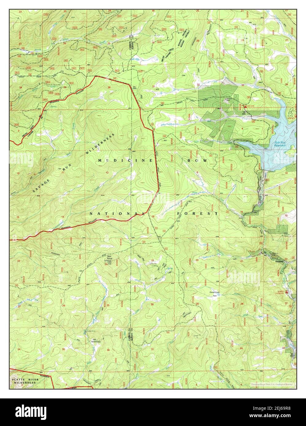 Keystone, Wyoming, map 1992, 1:24000, United States of America by ...