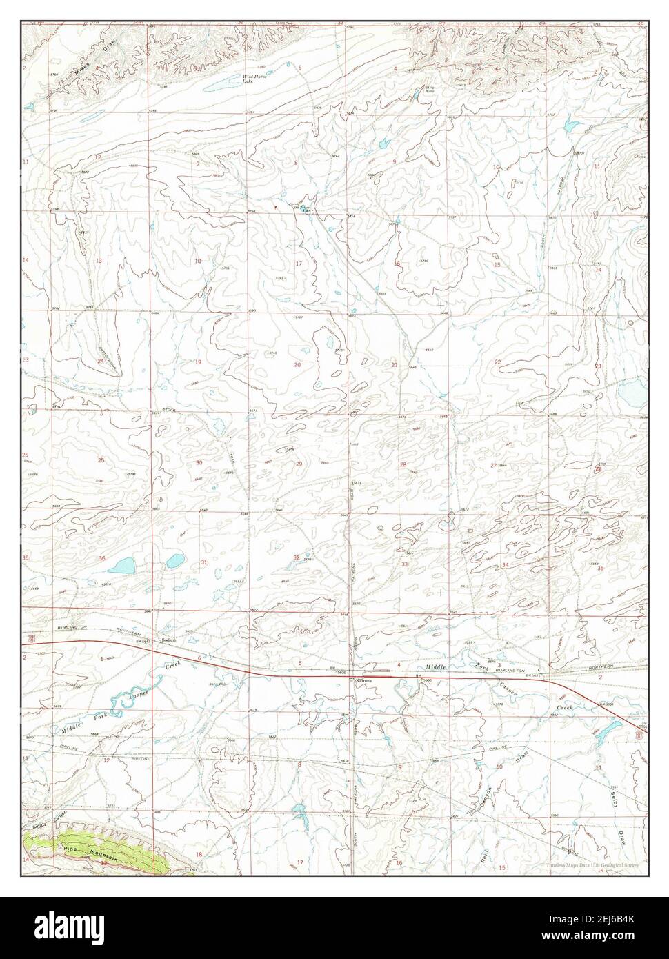 Map of natrona hi-res stock photography and images - Alamy