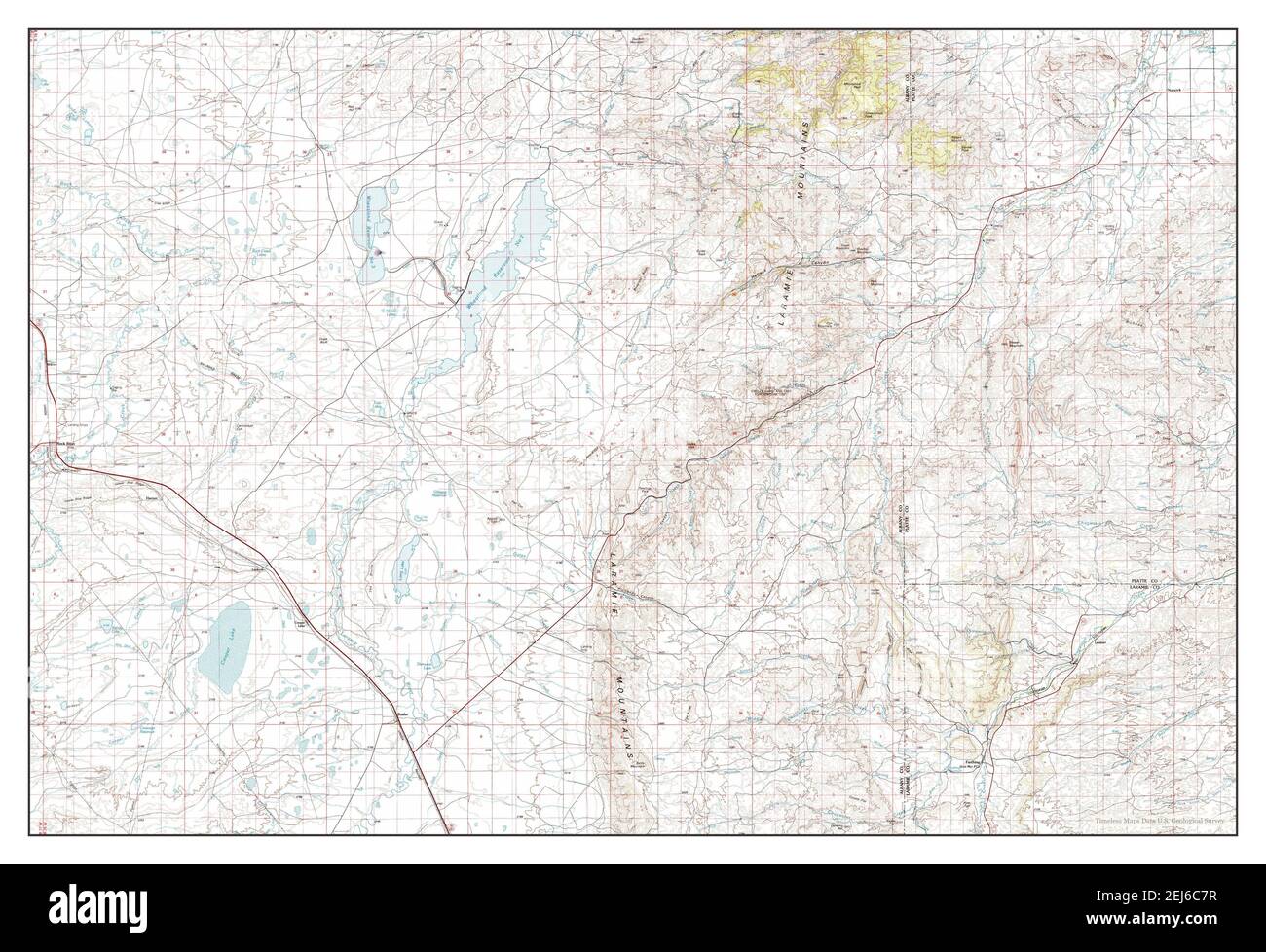 Rock River, Wyoming, map 1982, 1:100000, United States of America by ...