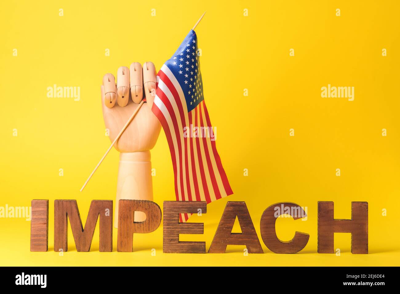 Impeach on american flag hi-res stock photography and images - Alamy