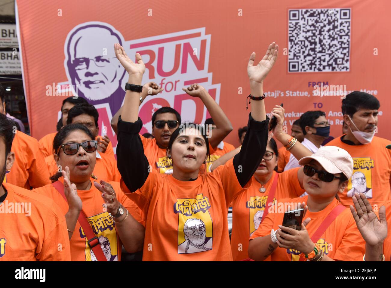 Bharatiya janata yuva morcha hi-res stock photography and images - Alamy