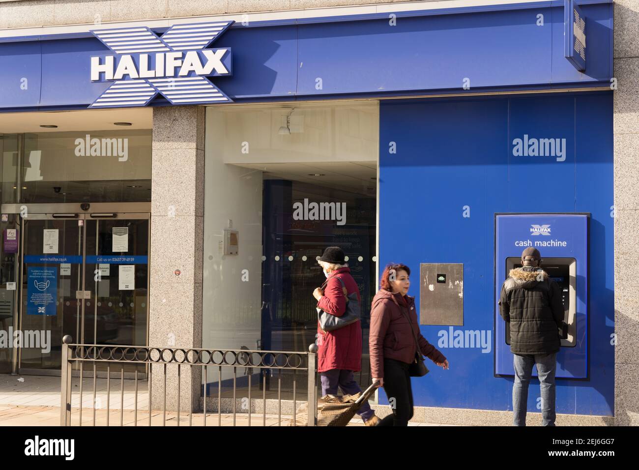 Halifax cash machine hi-res stock photography and images - Alamy