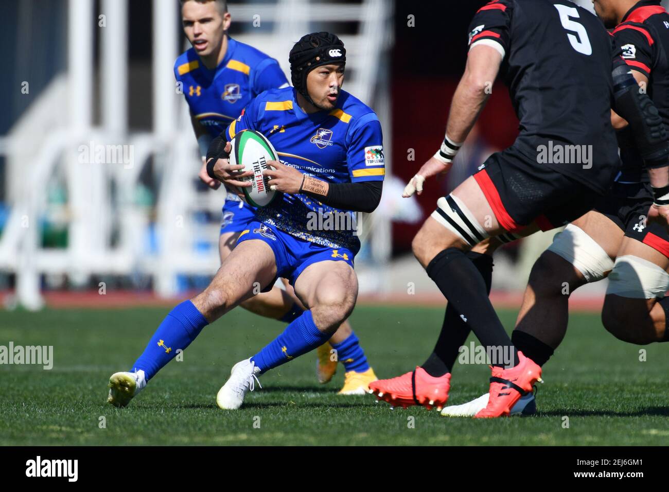 Tokyo, Japan. Credit: MATSUO. 20th Feb, 2021. Taiga Ishida (NTT) Rugby ...
