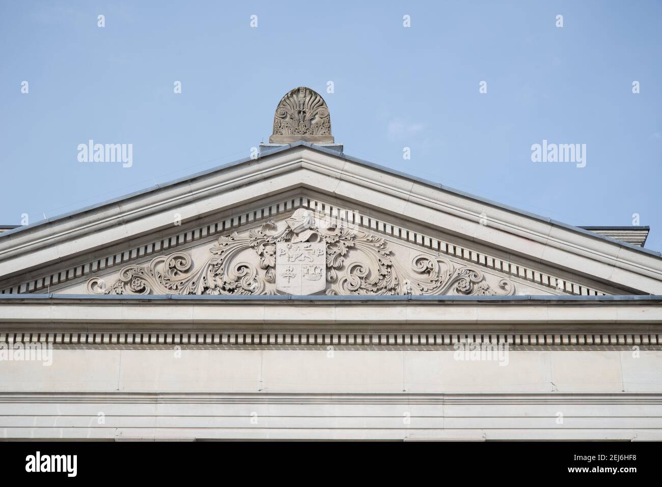 Bermondsey Town Hall Bath House Lofts Pediment Tympanum Coat of Arms ...