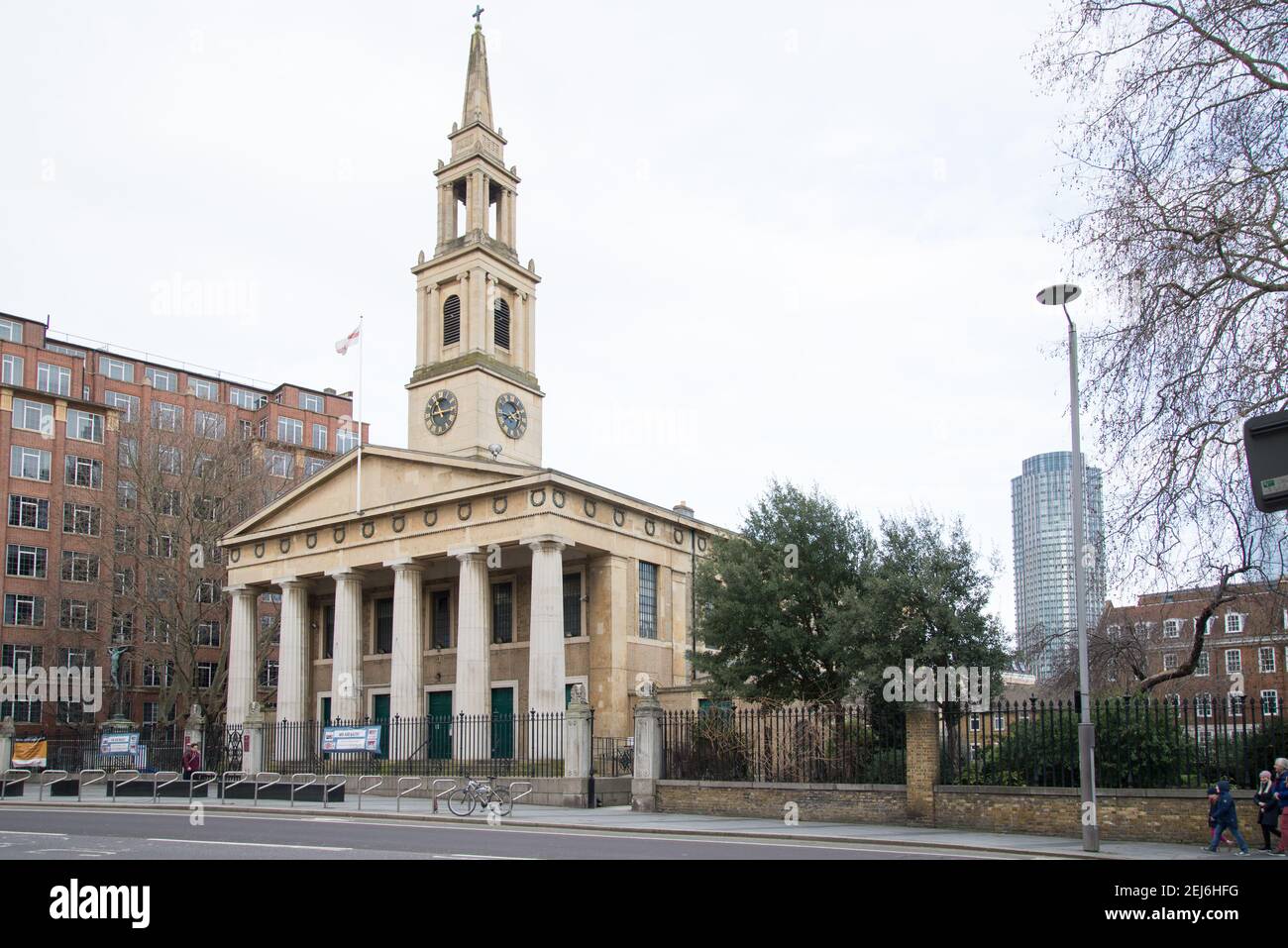 Church of St. John with All Saints Waterloo Greek Revival Architecture ...