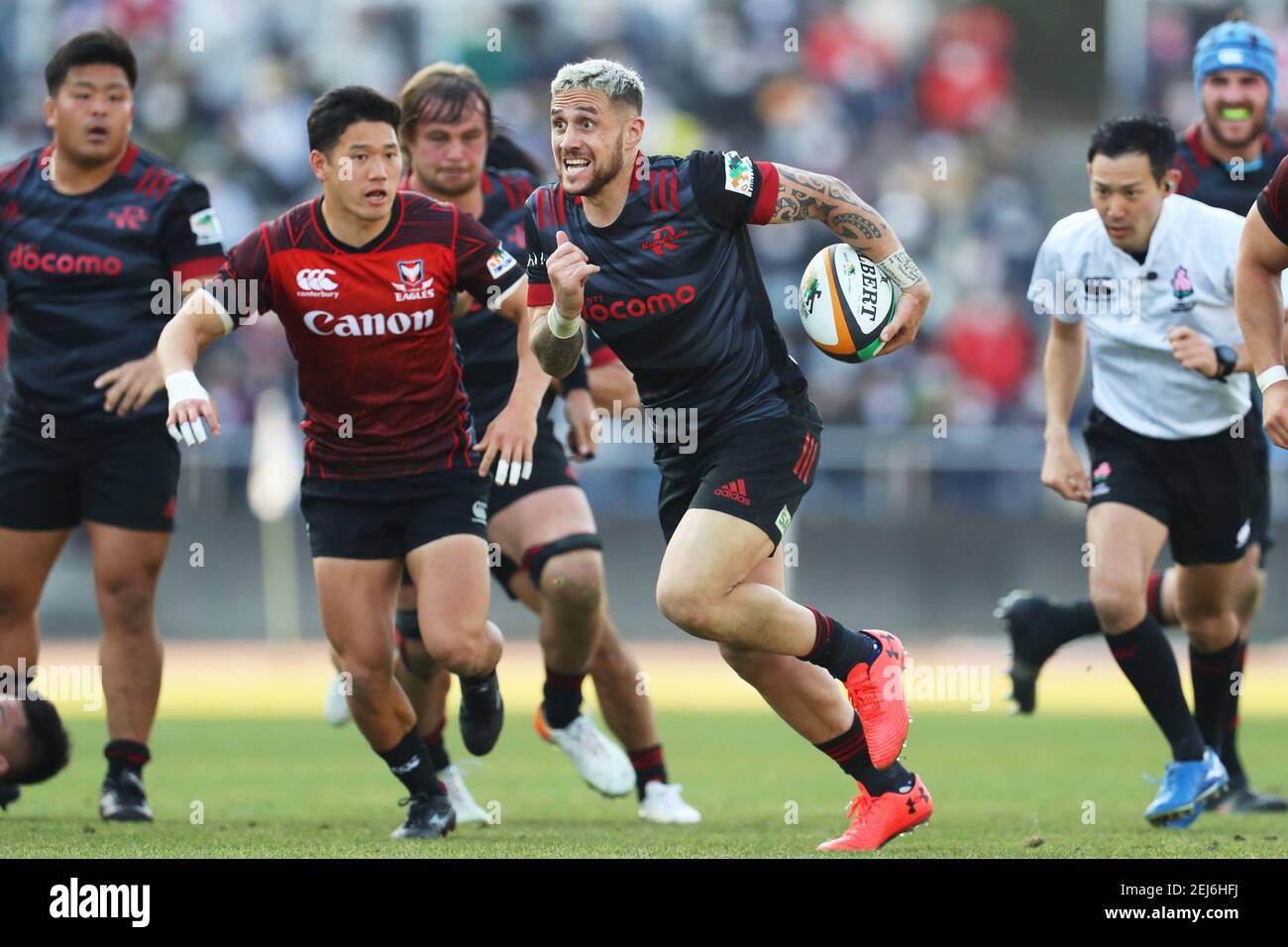 Tokyo, Japan. 21st Feb, 2021. TJTJ Perenara (NTT) Rugby : Japan Rugby ...