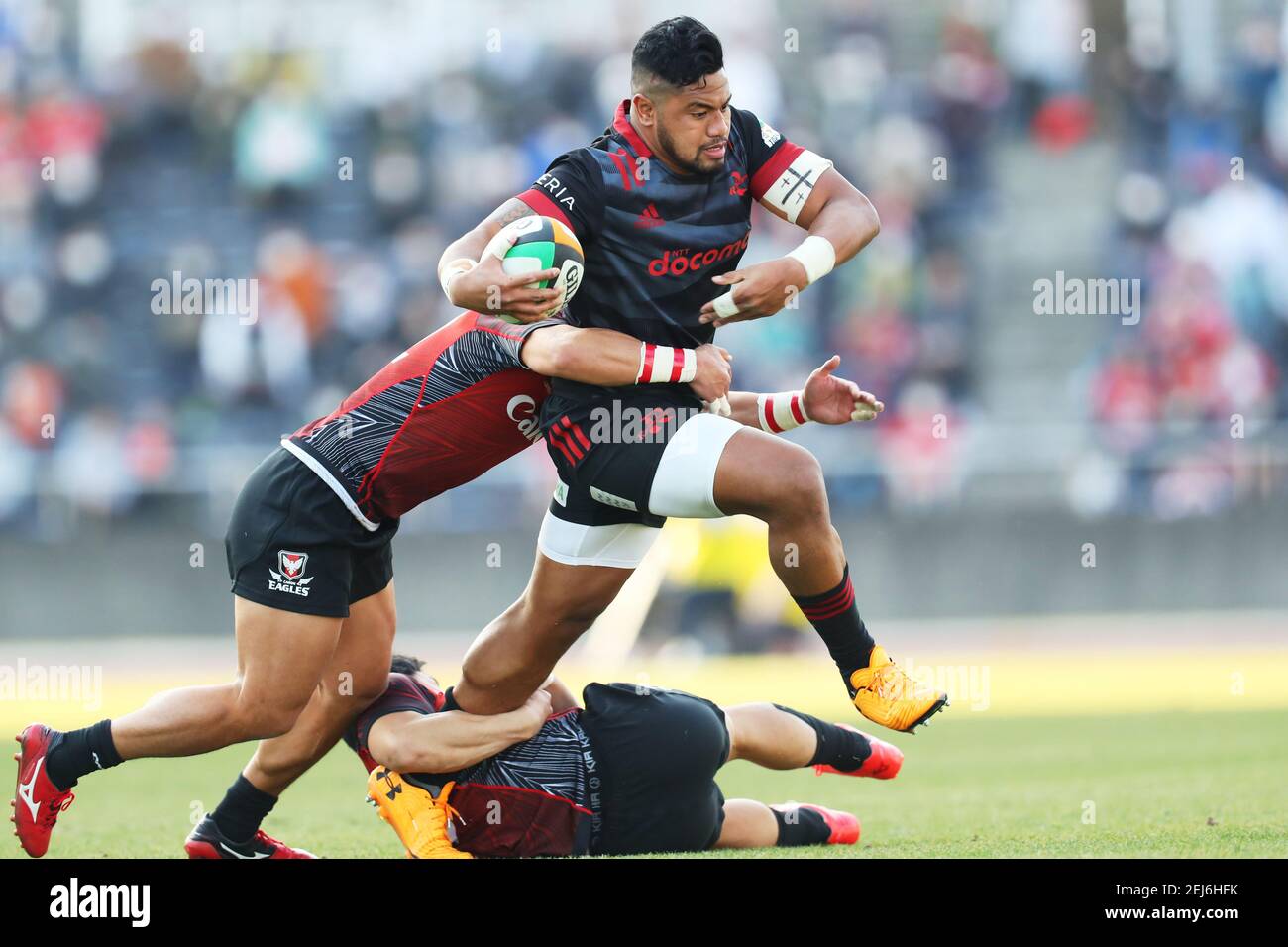 Tokyo, Japan. 21st Feb, 2021. Samisoni Tua (NTT) Rugby : Japan Rugby ...