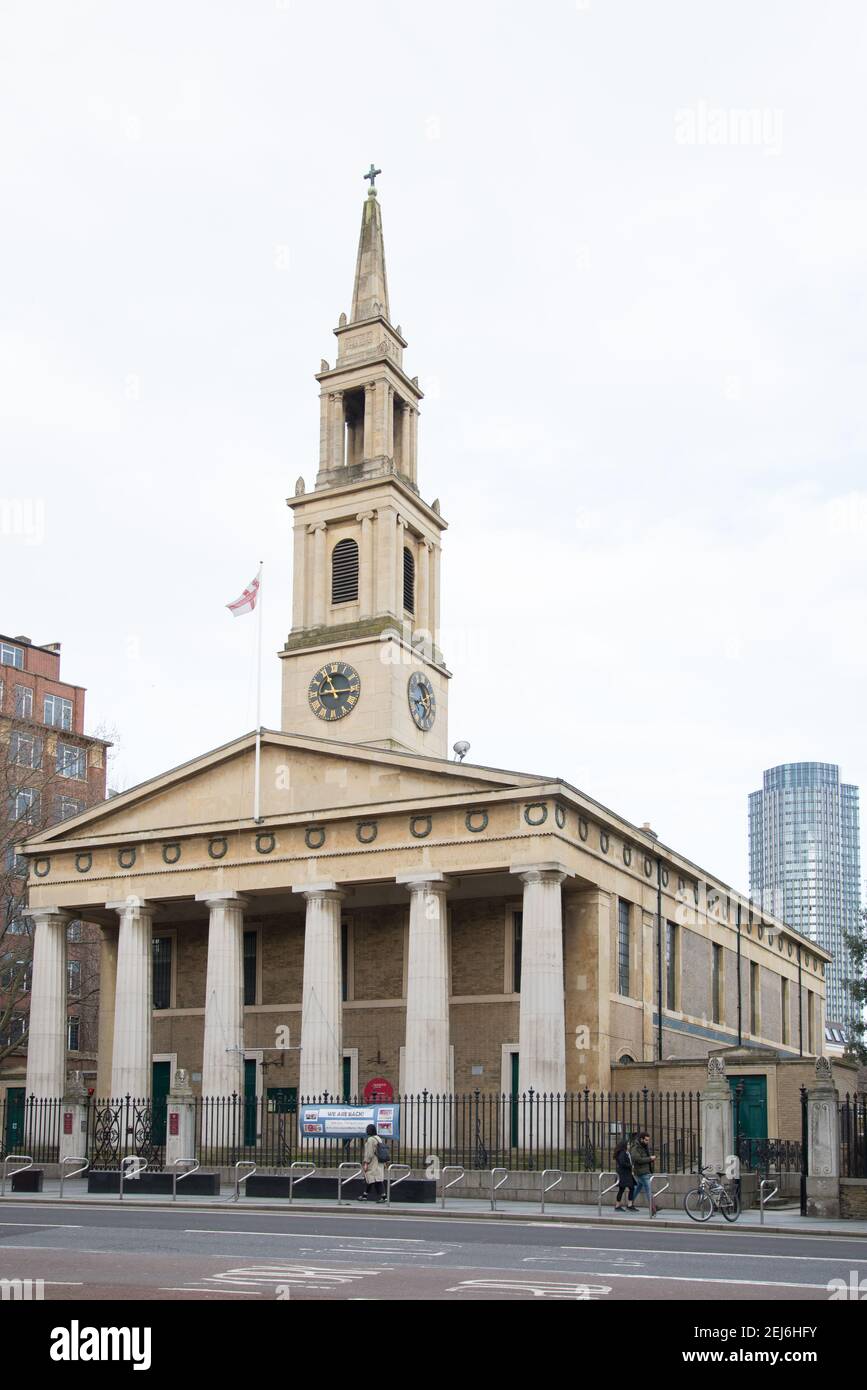 Church of St. John with All Saints Waterloo by Francis Bedford Stock ...