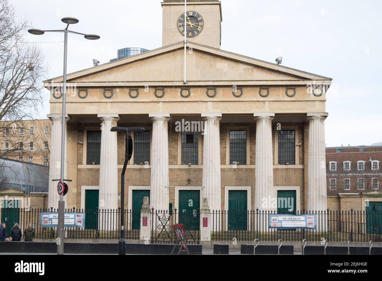 Church of St. John with All Saints Waterloo Greek Revival Architecture ...