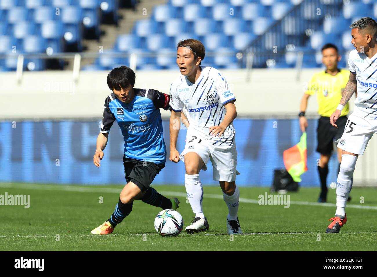 Saitama, Japan. 20th Feb, 2021. Shinya Yajima (Gamba) Football/Soccer ...