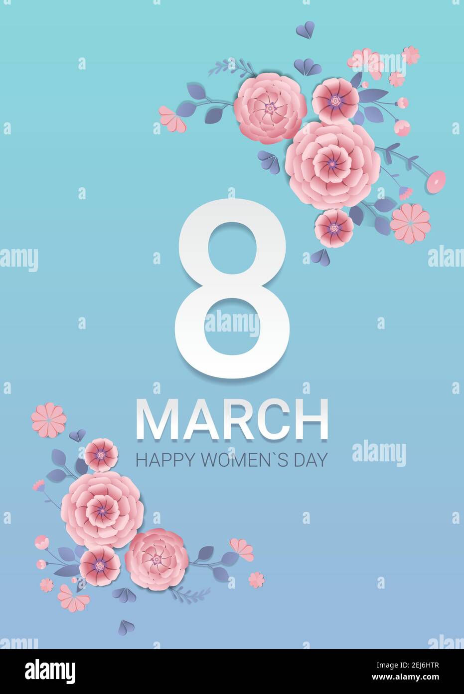 womens day 8 march holiday celebration banner flyer or greeting card ...