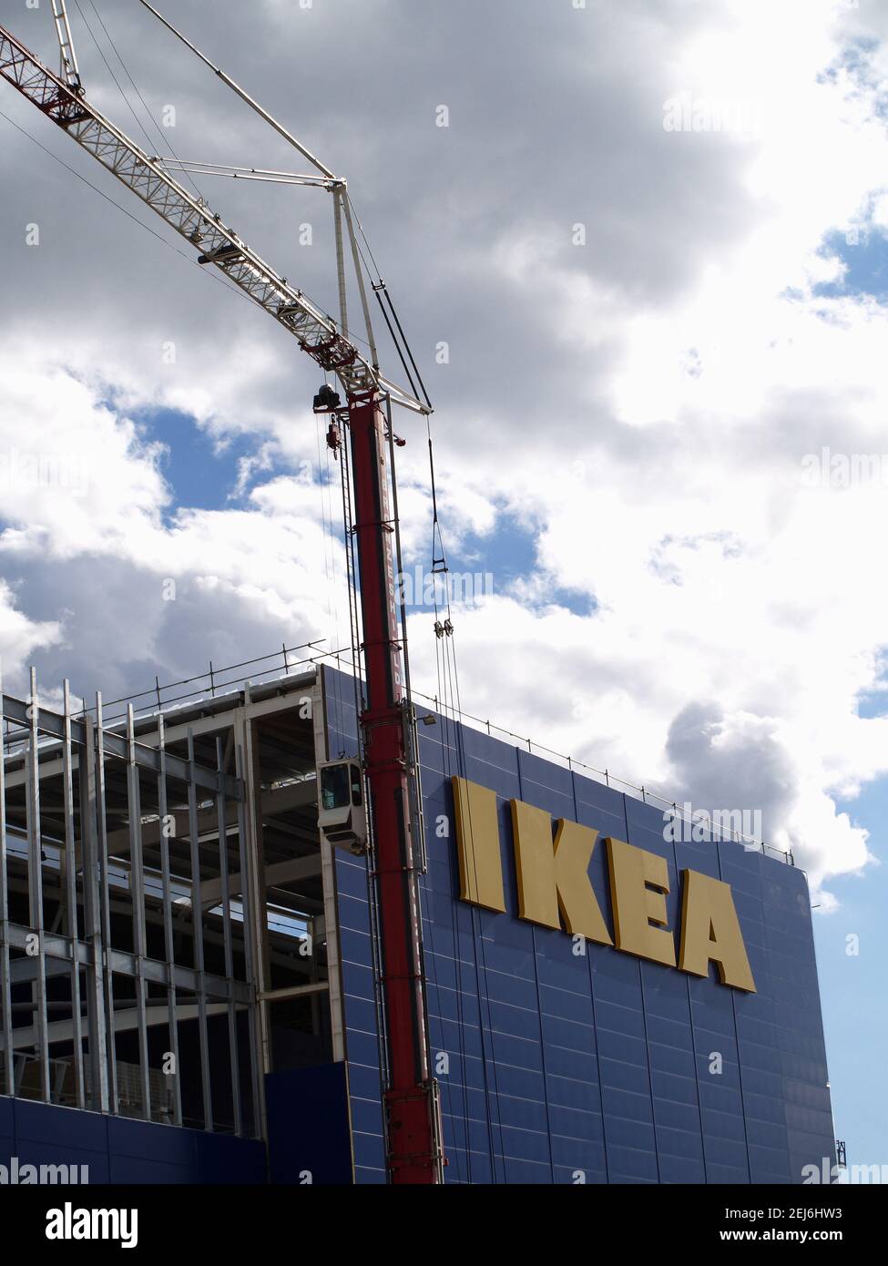 Ikea Store in West Quay Southampton under construction in 2008 Stock Photo - Alamy