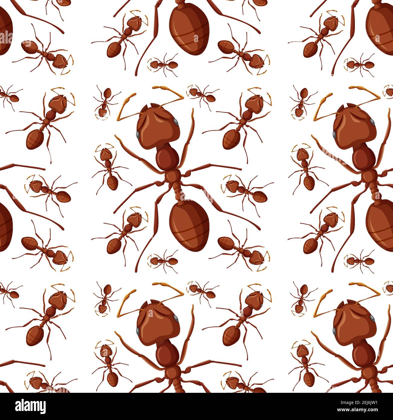 Red ant seamless background illustration Stock Vector Image & Art - Alamy