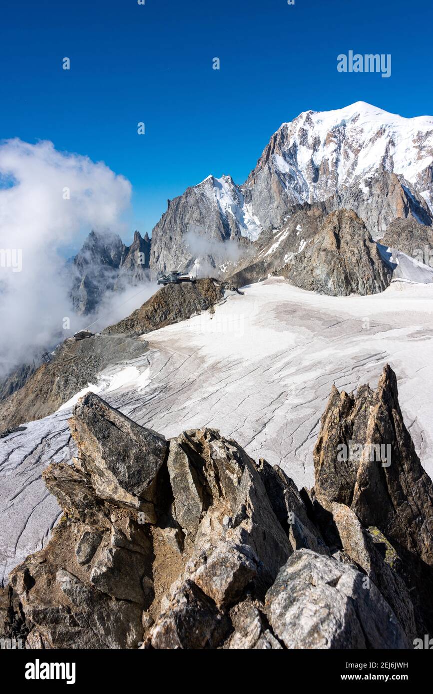 Mont Blanc is the highest peak in the Alps and second peak in Europe ...