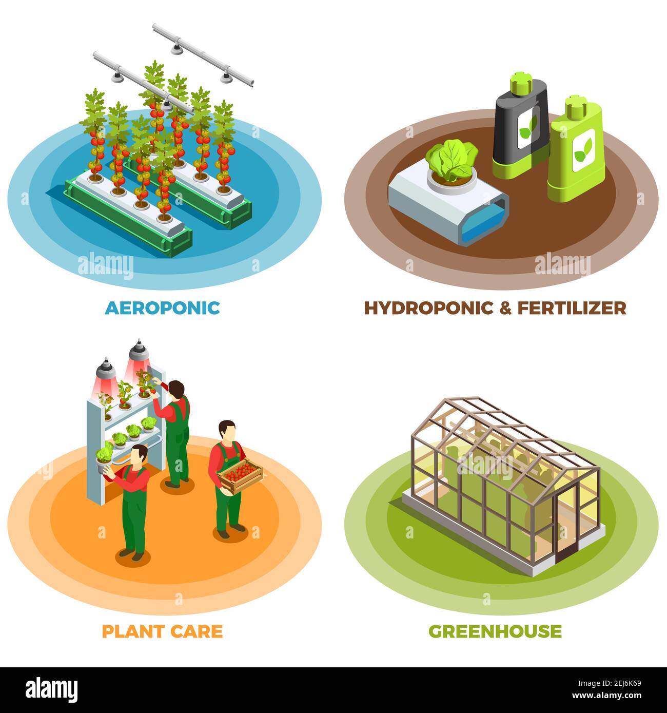 Aeroponic plant Stock Vector Images - Alamy