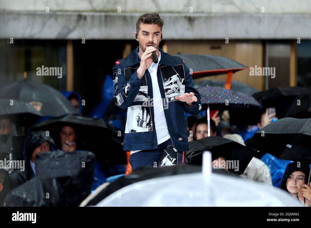 New York, NY, USA. 21 June, 2019. Andrew Taggart, of Chainsmokers ...
