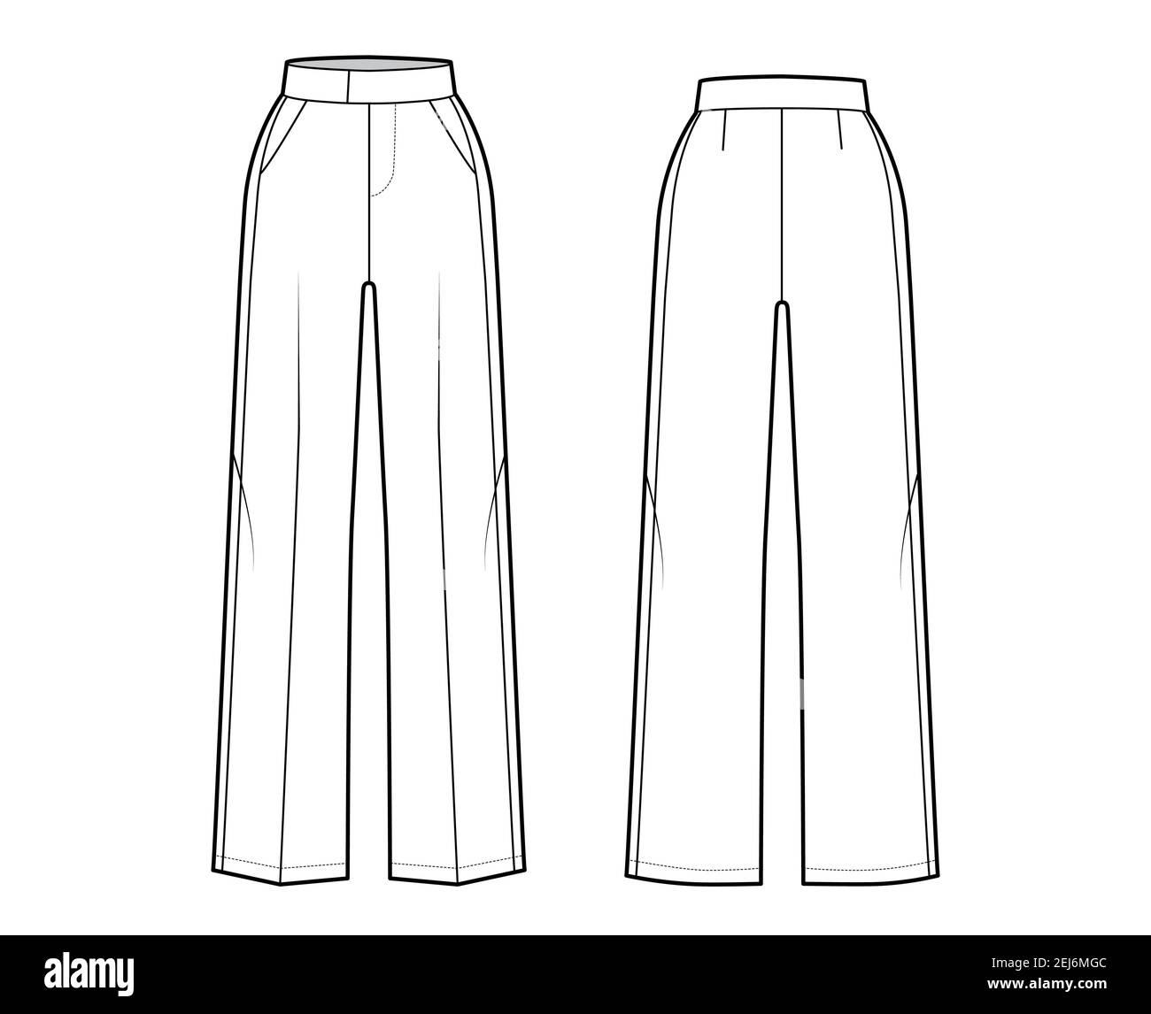 Back side trousers Cut Out Stock Images & Pictures - Alamy
