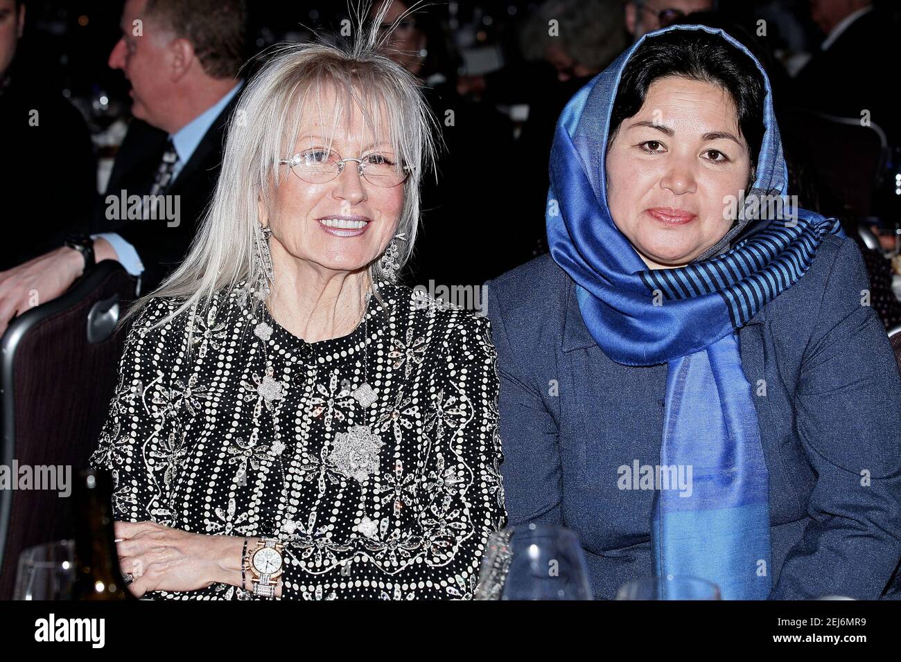 New York, NY, USA. 5 May, 2016. Miriam Adelson, Fatima Kazimi at the ...
