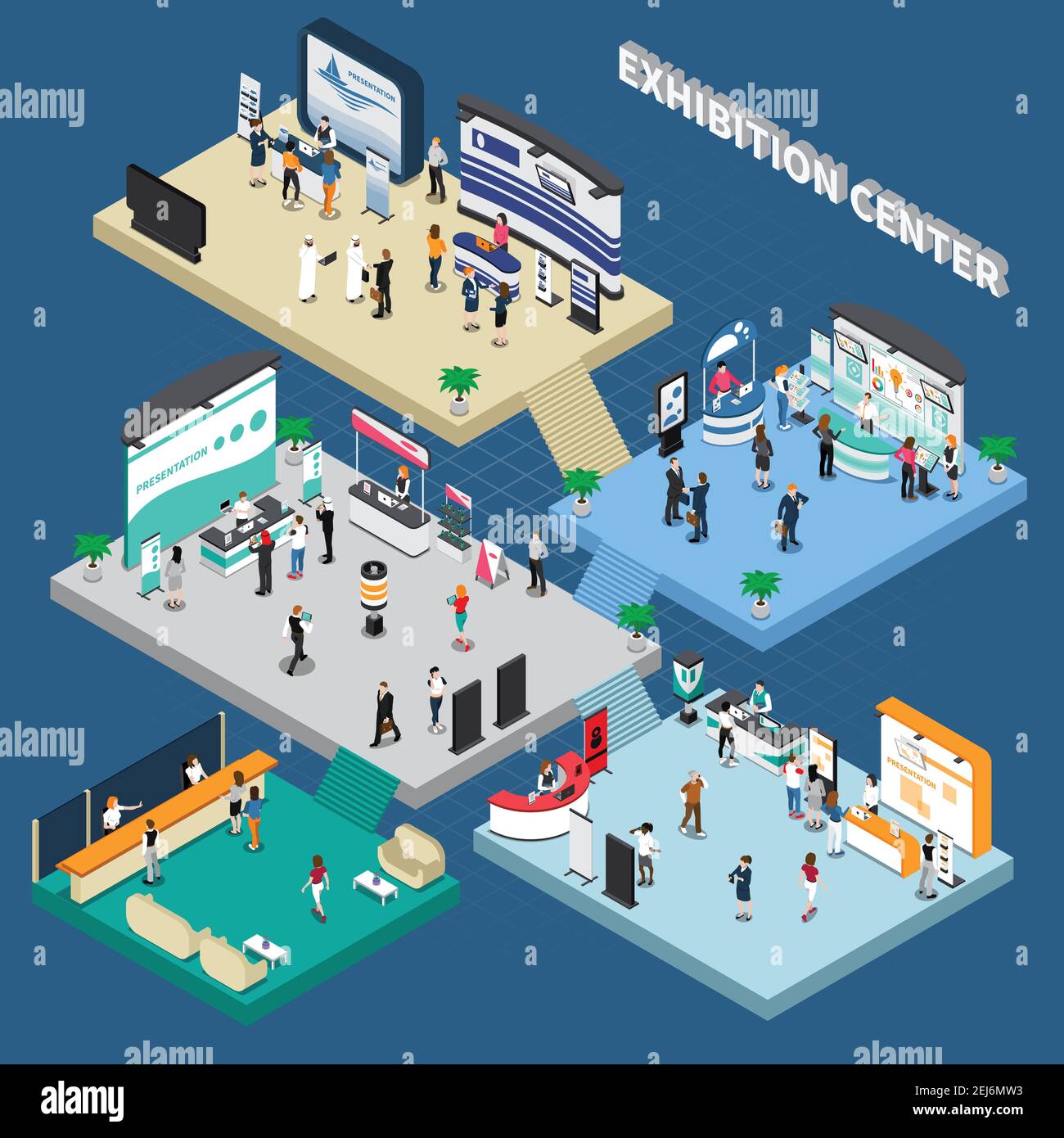 Exhibition booth layout hi-res stock photography and images - Alamy