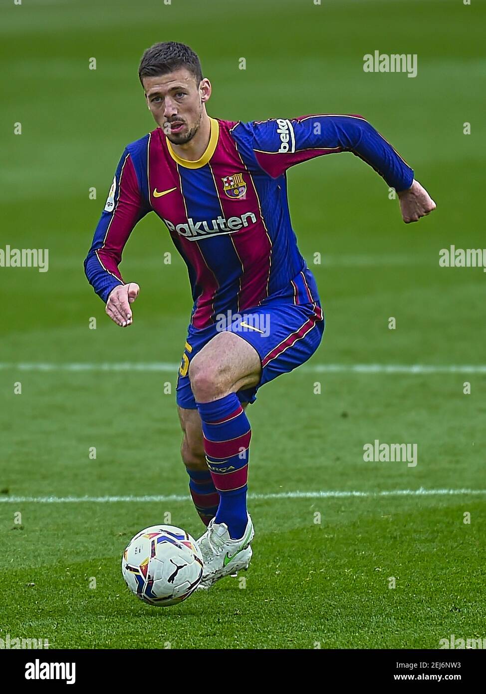 Clement Lenglet of FC Barcelona during the La Liga match between FC ...