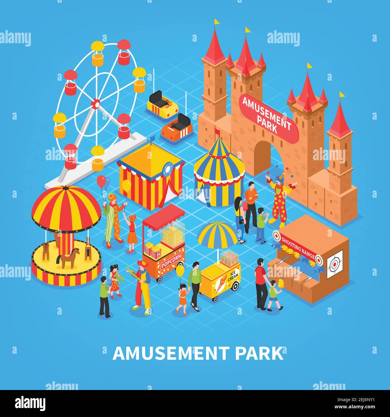 Cream castle ice sign Stock Vector Images - Alamy