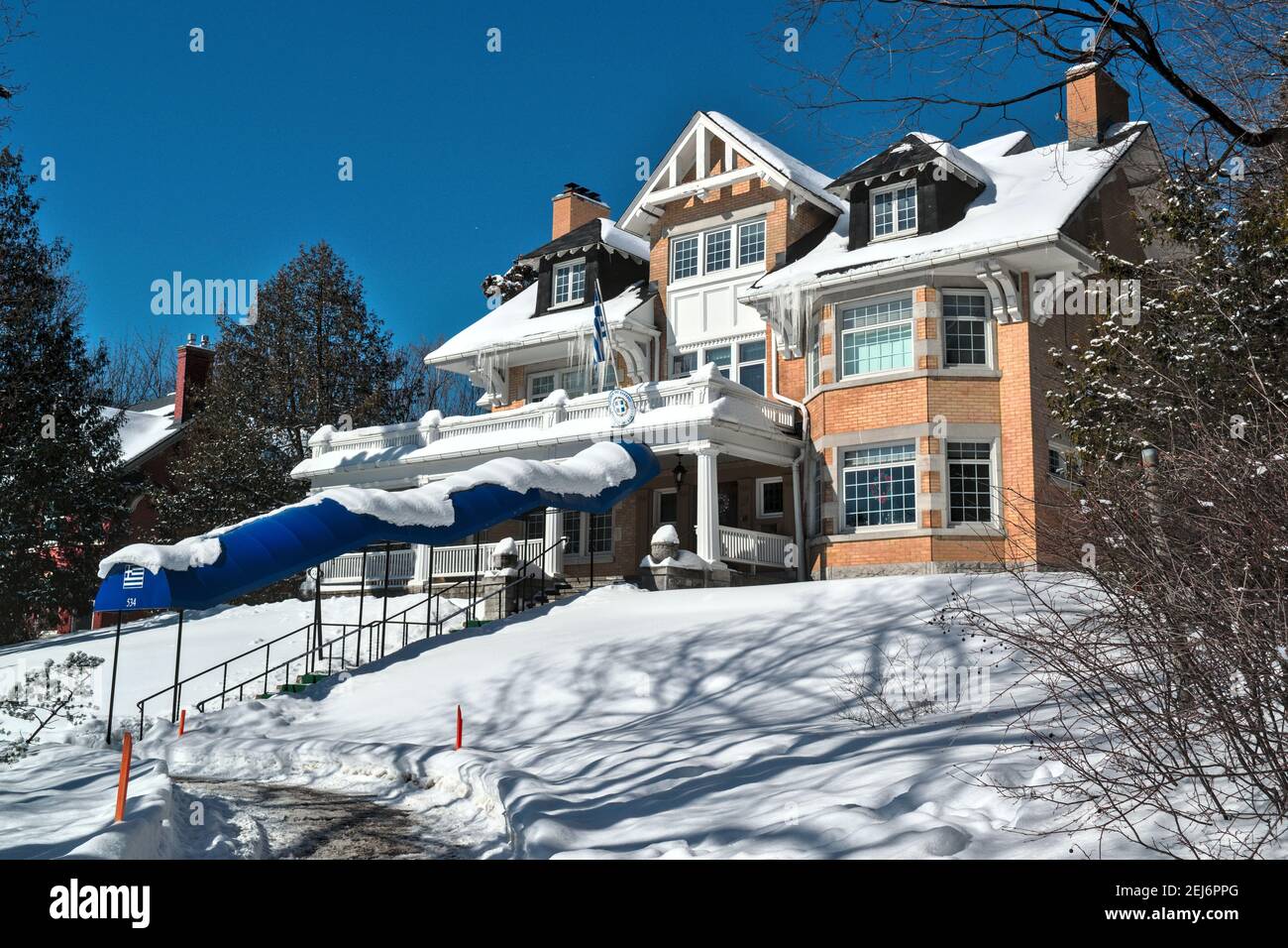 Residence of the Embassy of Greece in Canada, located in downtown ...