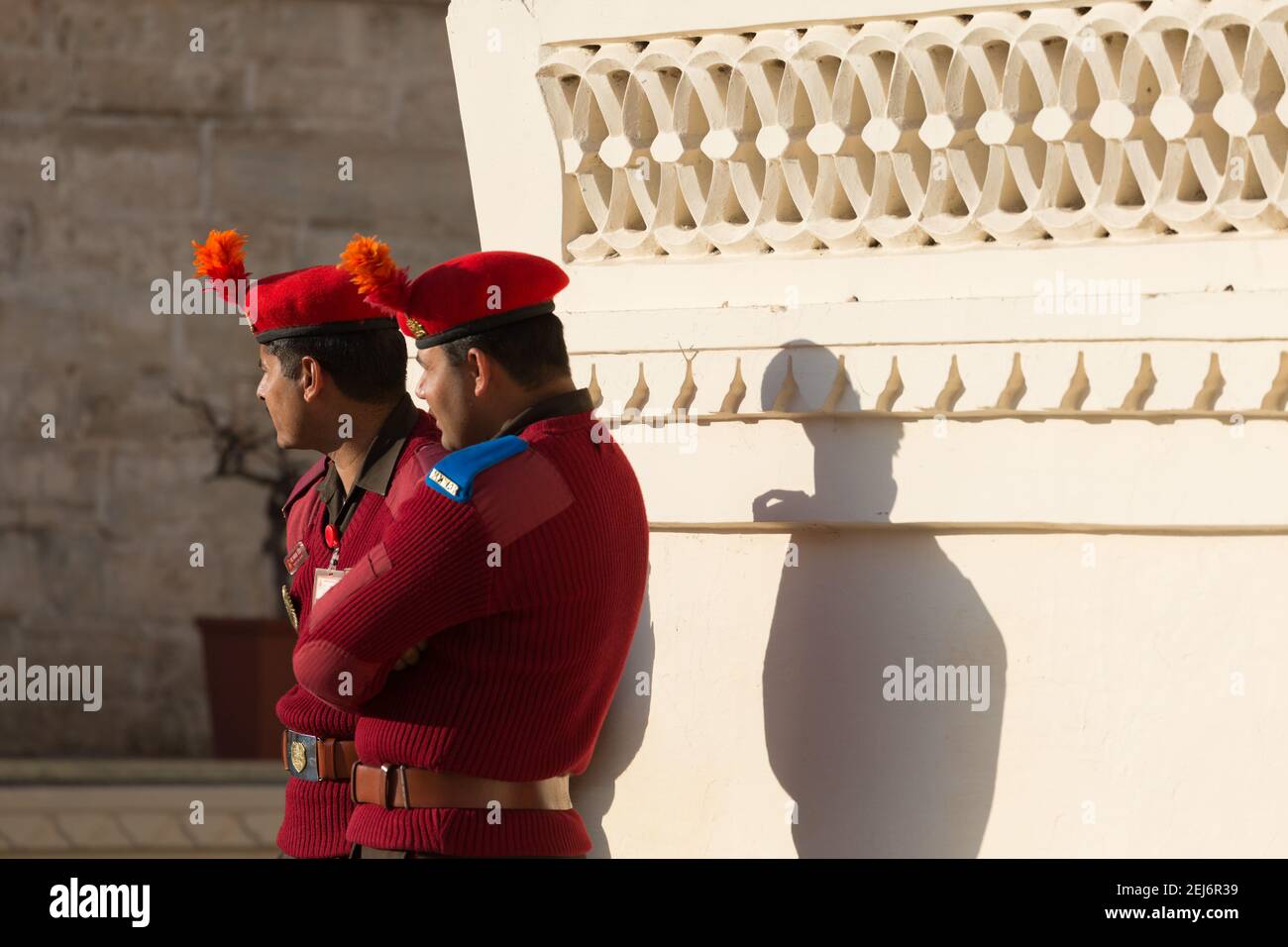 Indian security guards hi-res stock photography and images - Alamy