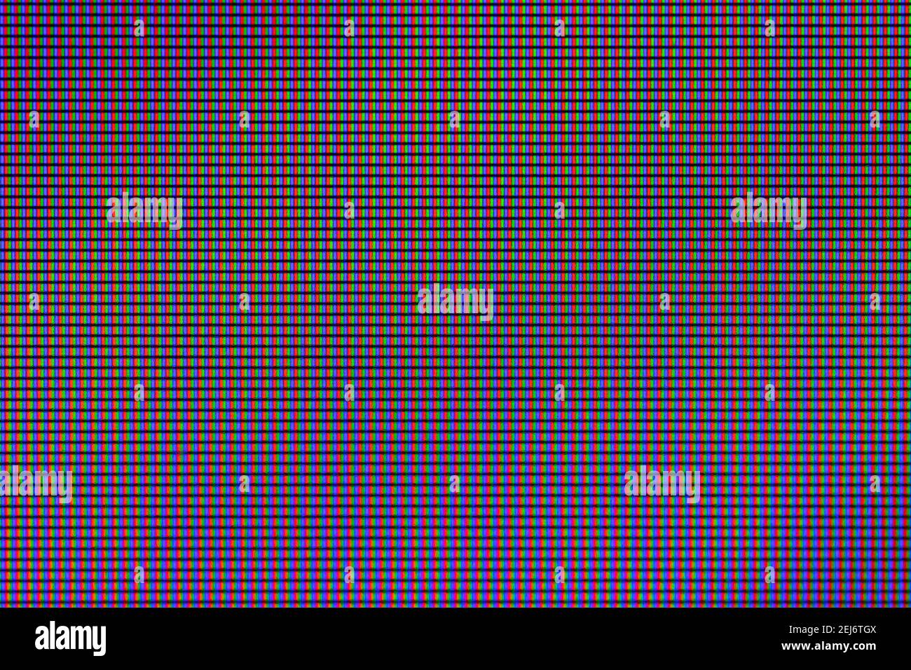 Closeup LED diode from LED TV or LED monitor computer screen display ...